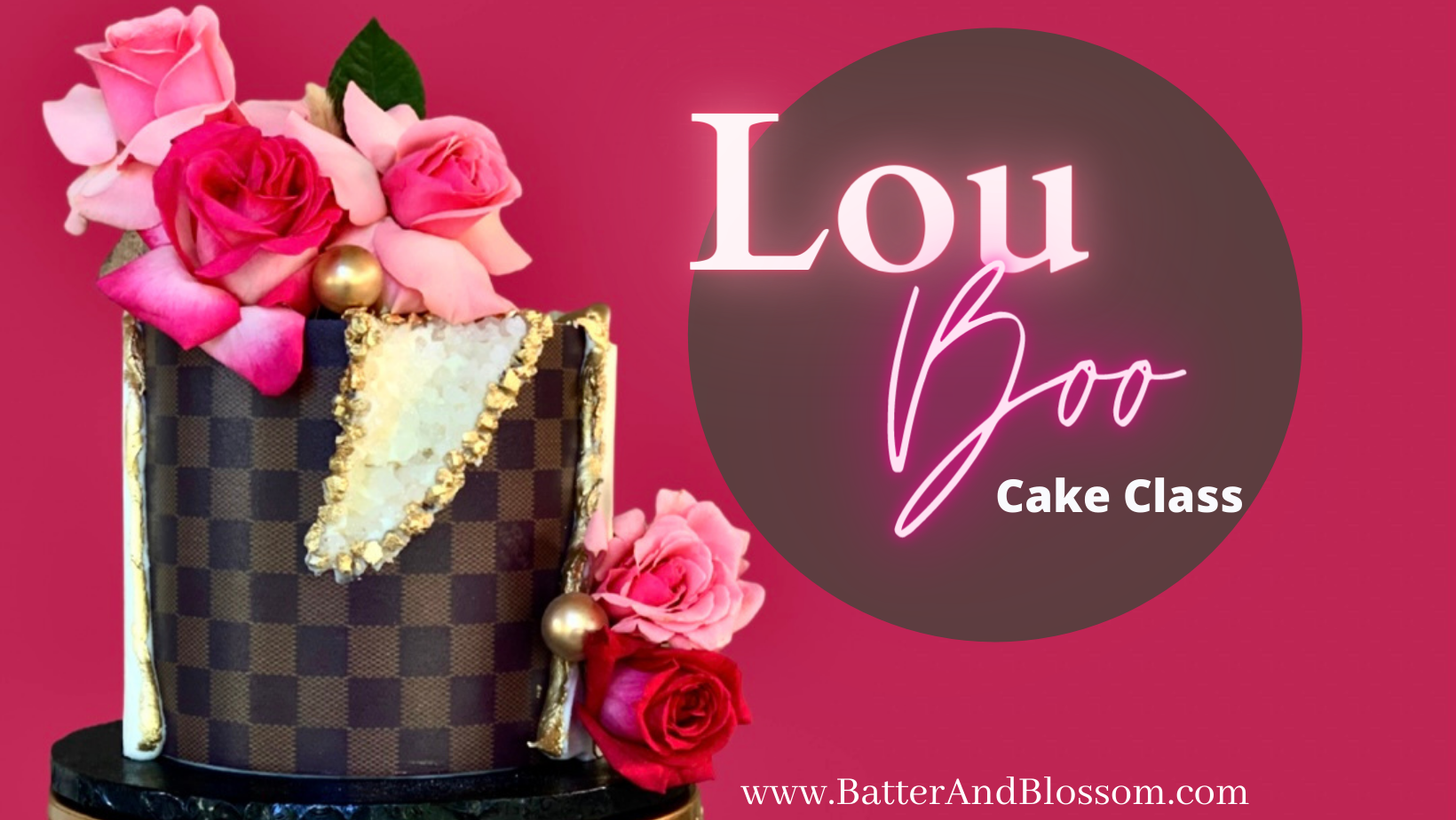 Lou Boo Cake Class – Batter & Blossom Cakery